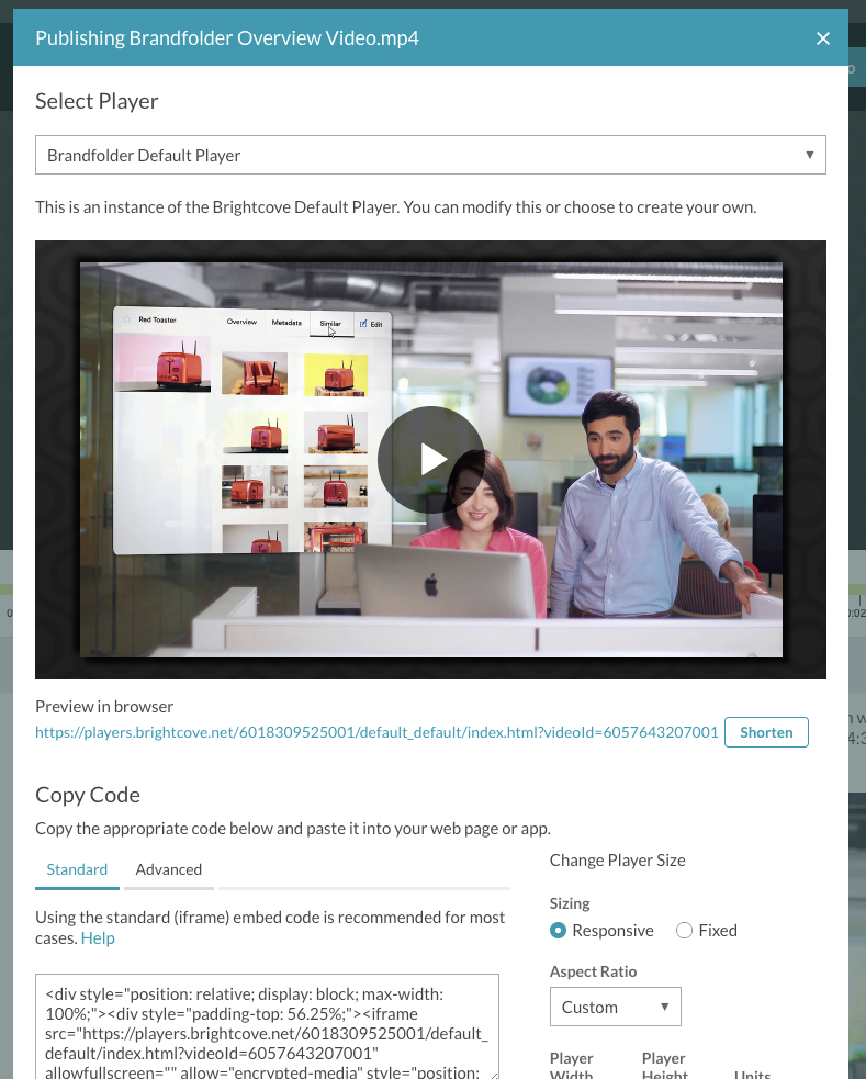 Brightcove – Getty Images Media Manager